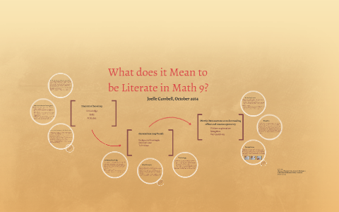 What does it mean to be literate in math 9? by Joelle Campbell on Prezi ...