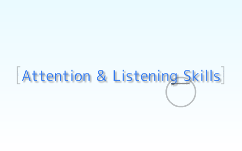 Attention & Listening Skills by Summer Zee