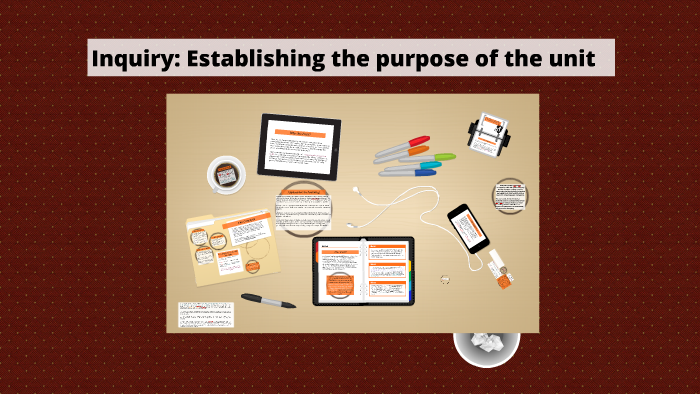 Inquiry: Establishing the purpose of the unit by Laura England on Prezi
