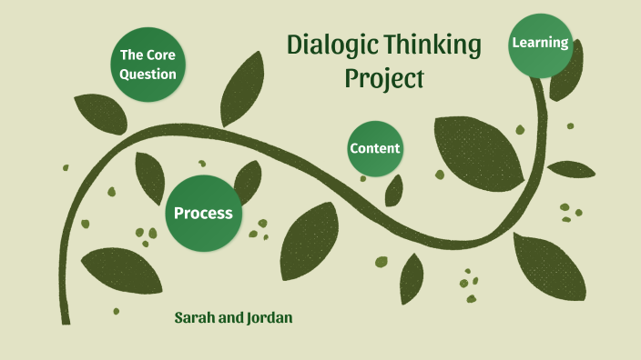 Dialogic Thinking Project by Jordan Jackson on Prezi