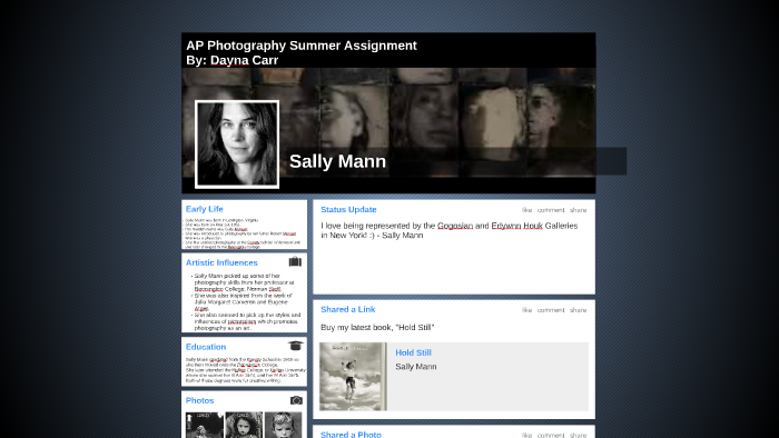 Sally Mann by Dayna Carr on Prezi