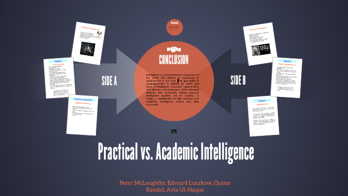 Practical vs. Academic Intelligence by Edward Luczkow on Prezi