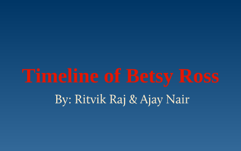 Timeline of Betsy Ross by ritvik raj on Prezi