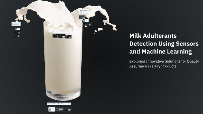 Milk Adulterants Detection Using Sensors And Machine Learning By