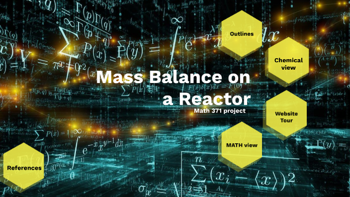 1D reactor mass balance by Basil ALthaqfe on Prezi