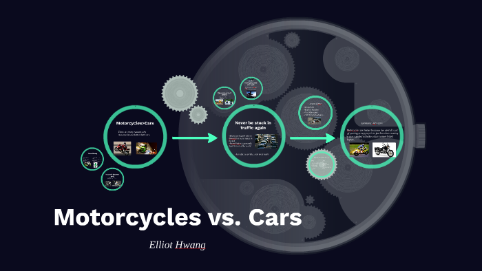 Motorcycles vs. Cars by Elliot Hwang on Prezi