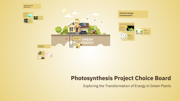 Photosynthesis Project Choice Board by KIMBER LEWIS on Prezi