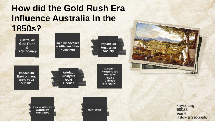 How did the Gold Rush Era Influence Australia In the 1850s? by zoe ...