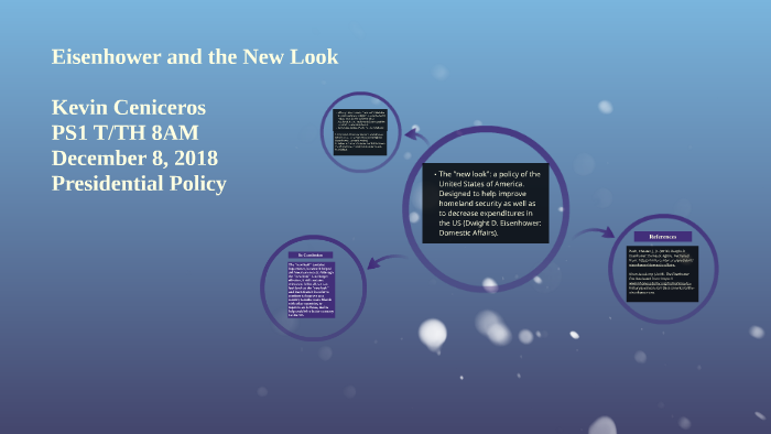 Eisenhower: The New Look Policy (and how It effected Million by Kevin ...