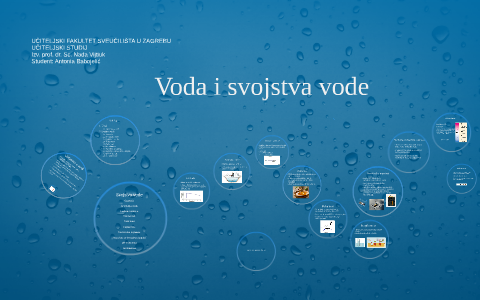 Voda i svojstva vode by Hrvoje Pinculić on Prezi