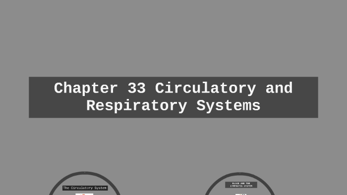 Biology Chapter 33 Project (Circulatory and Respiratory Systems) by ...