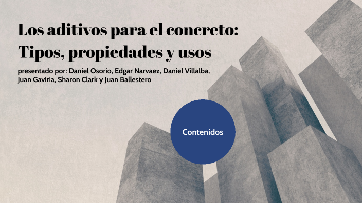 Los aditivos para el concreto Tipos, propiedades y usos by juan ...