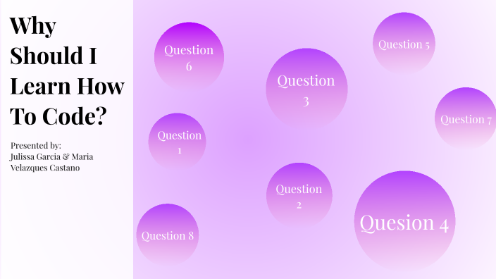 Why Should I Learn How To Code? by Julissa Garcia on Prezi