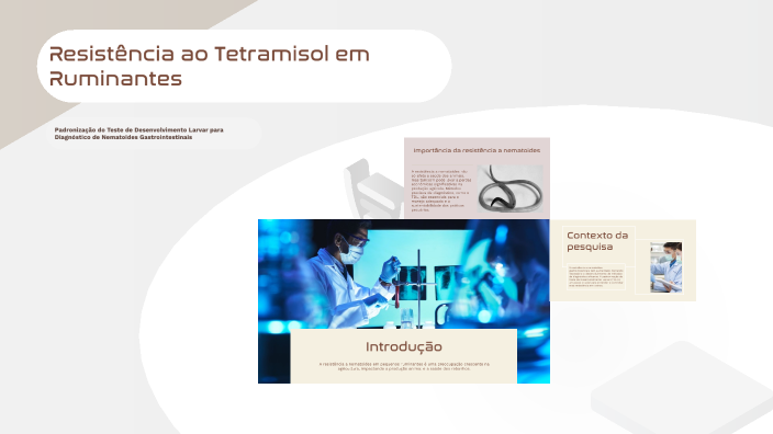 Resistência ao Tetramisol em Ruminantes by Luíse Olinda Kraetzig Santos ...