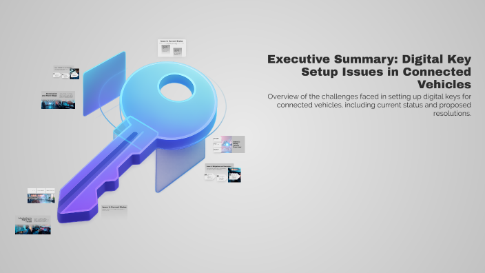 Executive Summary: Digital Key Setup Issues in Connected Vehicles by ...