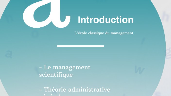 L'ÉCOLE CLASSIQUE by Élodie GELI on Prezi