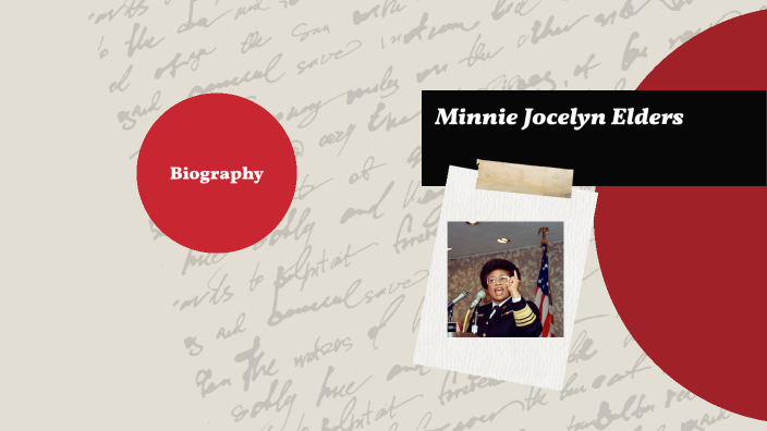 Minnie Jocelyn Elders by Pedro Dearmas on Prezi