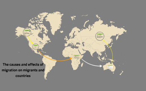The causes and effects of migration on migrants and countrie by Ali ...