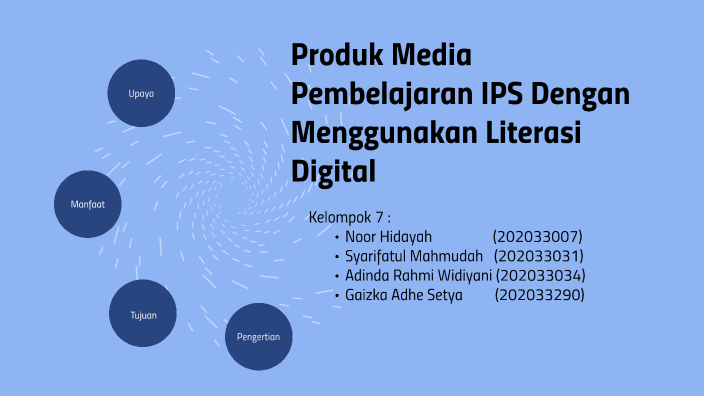 Produk Media Pembelajaran IPS Dengan Menggunakan Literasi Digital by ...