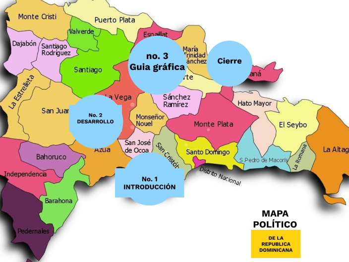 Mapa Político de la Republica Dominicana by Ana Luisa Beras on Prezi
