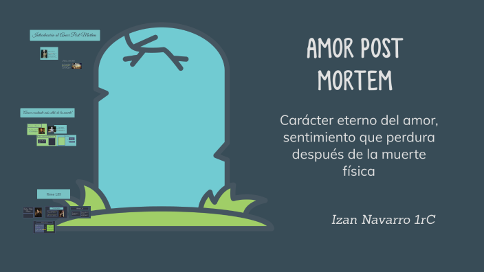 AMOR POST MORTEM by Izan Navarro on Prezi