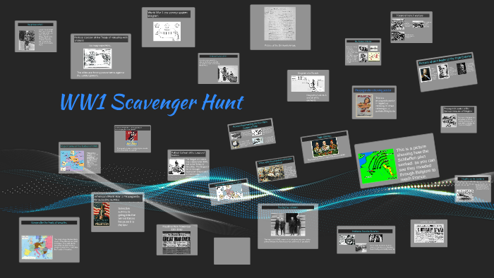 WW1 Scavenger Hunt by Devin Patrick on Prezi
