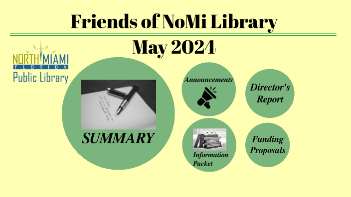 North Miami Public Library Friends Presentation May 2024 by Shaunterria ...