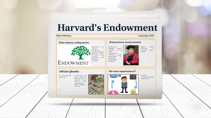 Harvard Endowment by Юрий Фёдоров on Prezi