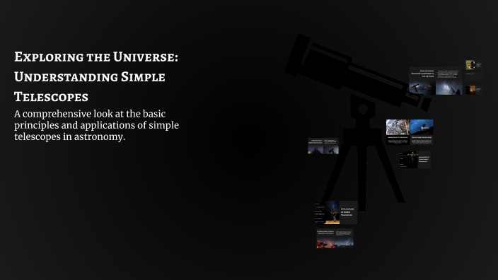 Exploring the Universe: Understanding Simple Telescopes by Wangchuk ...