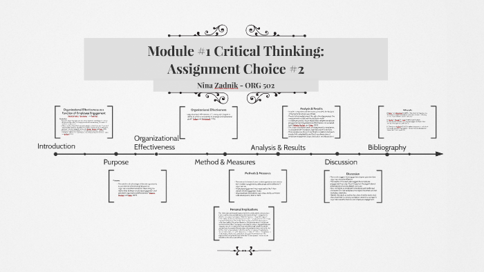 Module #1 Critical Thinking - Assignment #2 by Nina Zadnik on Prezi
