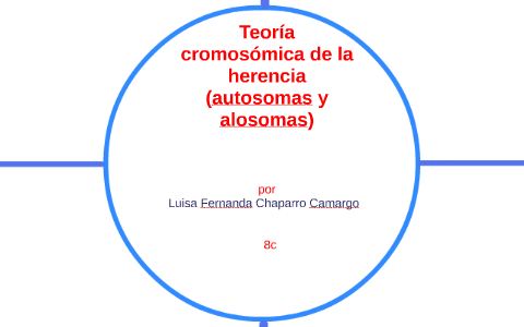 Teoría cromosómica de la herencia by Fernanda Chaparro on Prezi