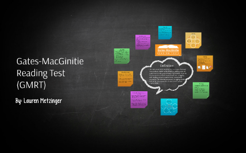 Gates-Macginitie reading test by Lauren Metzinger on Prezi