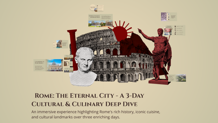🏛️ Rome: The Eternal City - A 3-Day Cultural & Culinary Deep Dive by ...