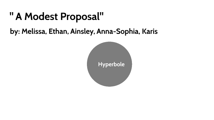 Hyperbole- a modest proposal by Ainsley Bennett on Prezi