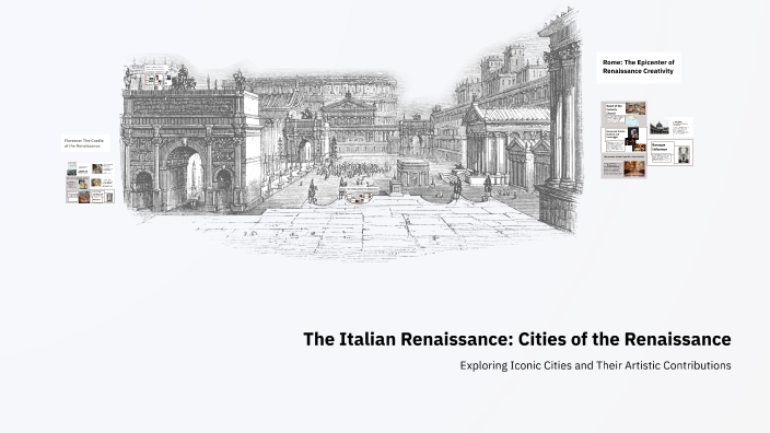 The Italian Renaissance: Cities of the Renaissance by Mattias Faust on ...