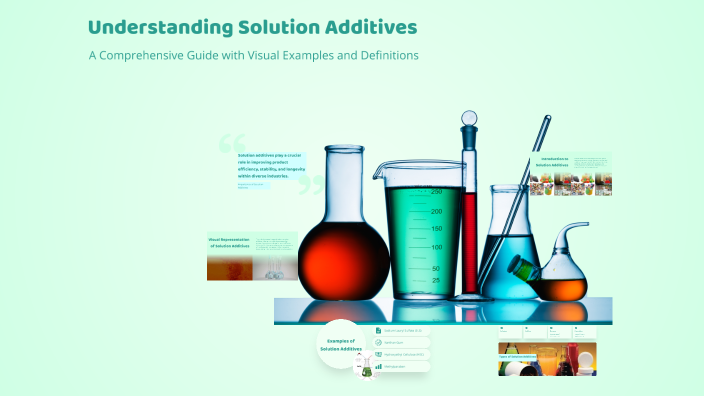 Understanding Solution Additives by Fayrouz Soliman on Prezi