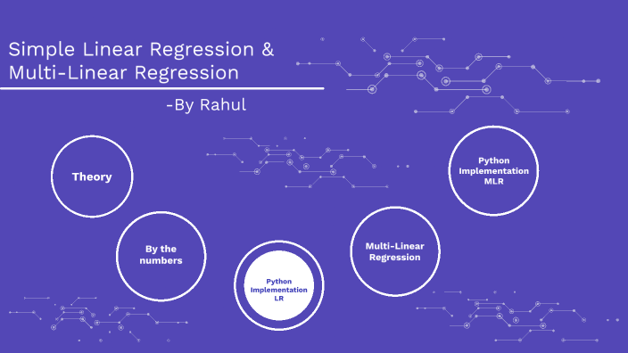 Simple Linear Regression by Rahul Ojha on Prezi