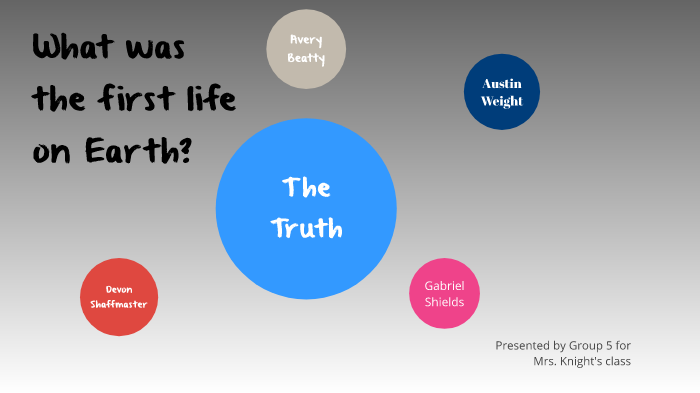 What was the first life on Earth? by Devon Gsoell-Shaffmaster on Prezi