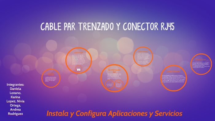 CABLE PAR TRENZADO Y CONECTOR RJ45 by Andrea Rodriguez on Prezi