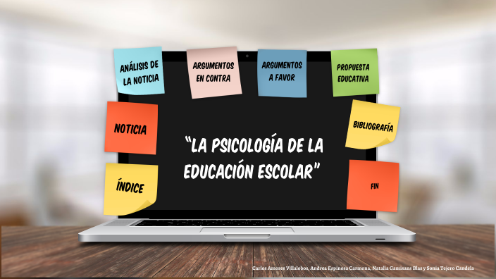 “LA PSICOLOGÍA DE LA EDUCACIÓN ESCOLAR” by Natalia Gamisans on Prezi