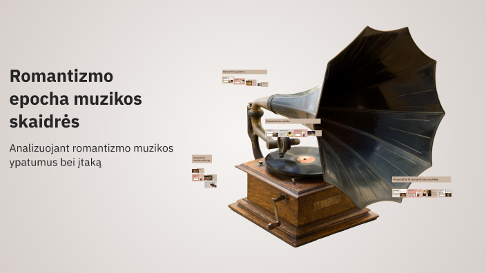 Romantizmo epocha muzikos skaidrės by Kajus Balabanskas on Prezi