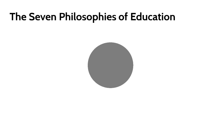 The Seven Philosophies of Education by Nicholas Wiggins on Prezi The Seven Philosophies of Education by Nicholas Wiggins on Prezi