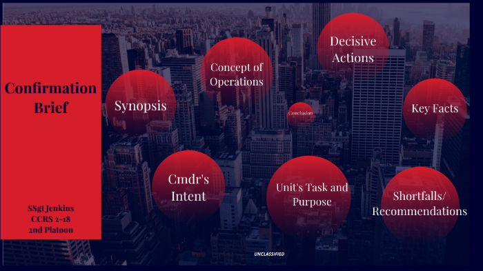 Confirmation Brief by Chris Jenkins on Prezi