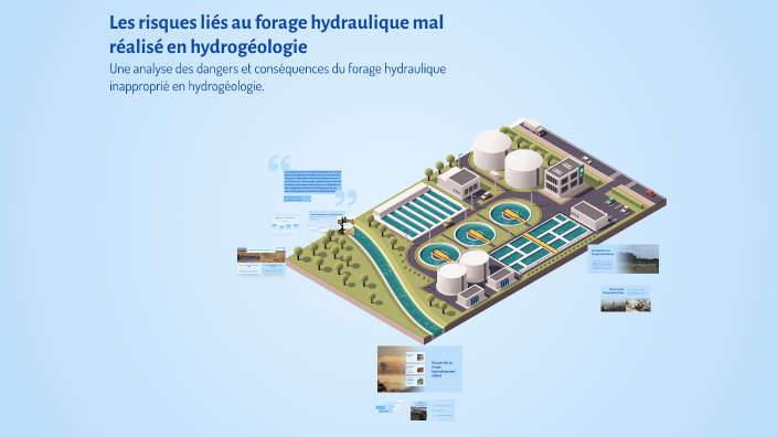 Les risques liés au forage hydraulique mal réalisé en hydrogéologie by ...