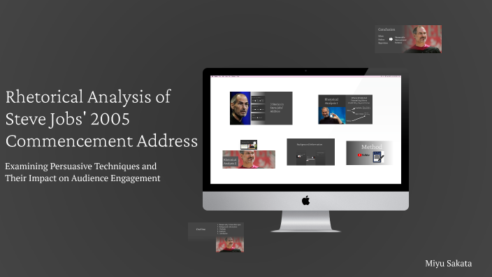Rhetorical Analysis of Steve Jobs' 2005 Commencement Address by ATS ...