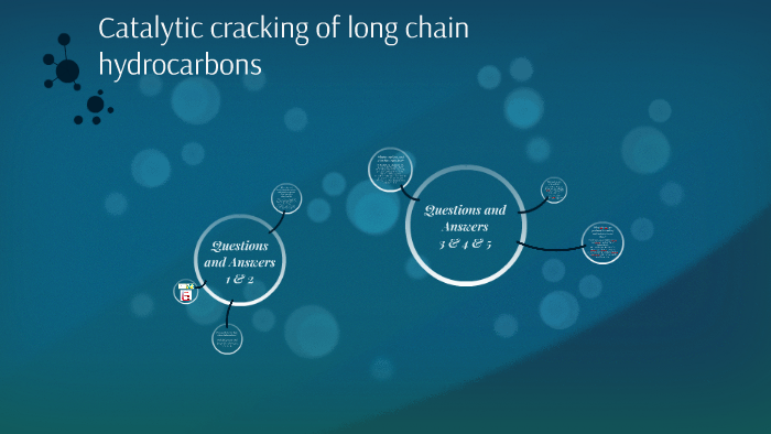 Catalytic cracking of long chain hydrocarbons by Rebecca Impey