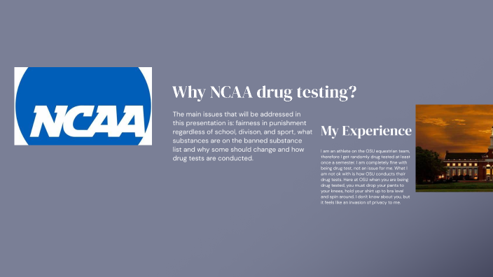 NCAA Drug Testing by Lily Corbin on Prezi