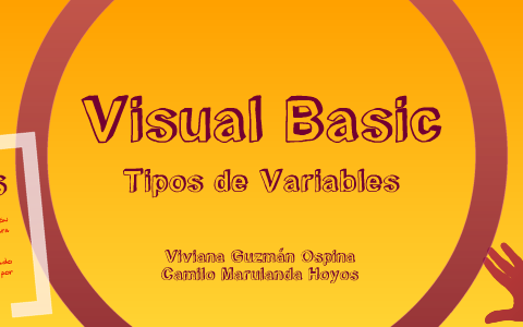 Tipos de variables en Visual Basic Aplication by camilo marulanda on Prezi