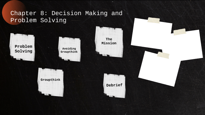 Chapter 8: Decision Making and Problem Solving by Dominique Bernardino ...
