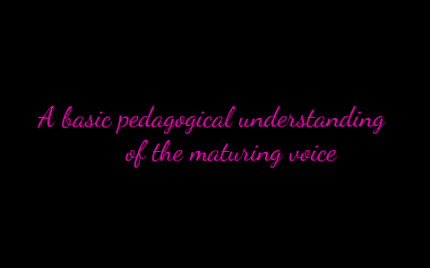 Vocal Pedagogy by Shanda Fredericks on Prezi